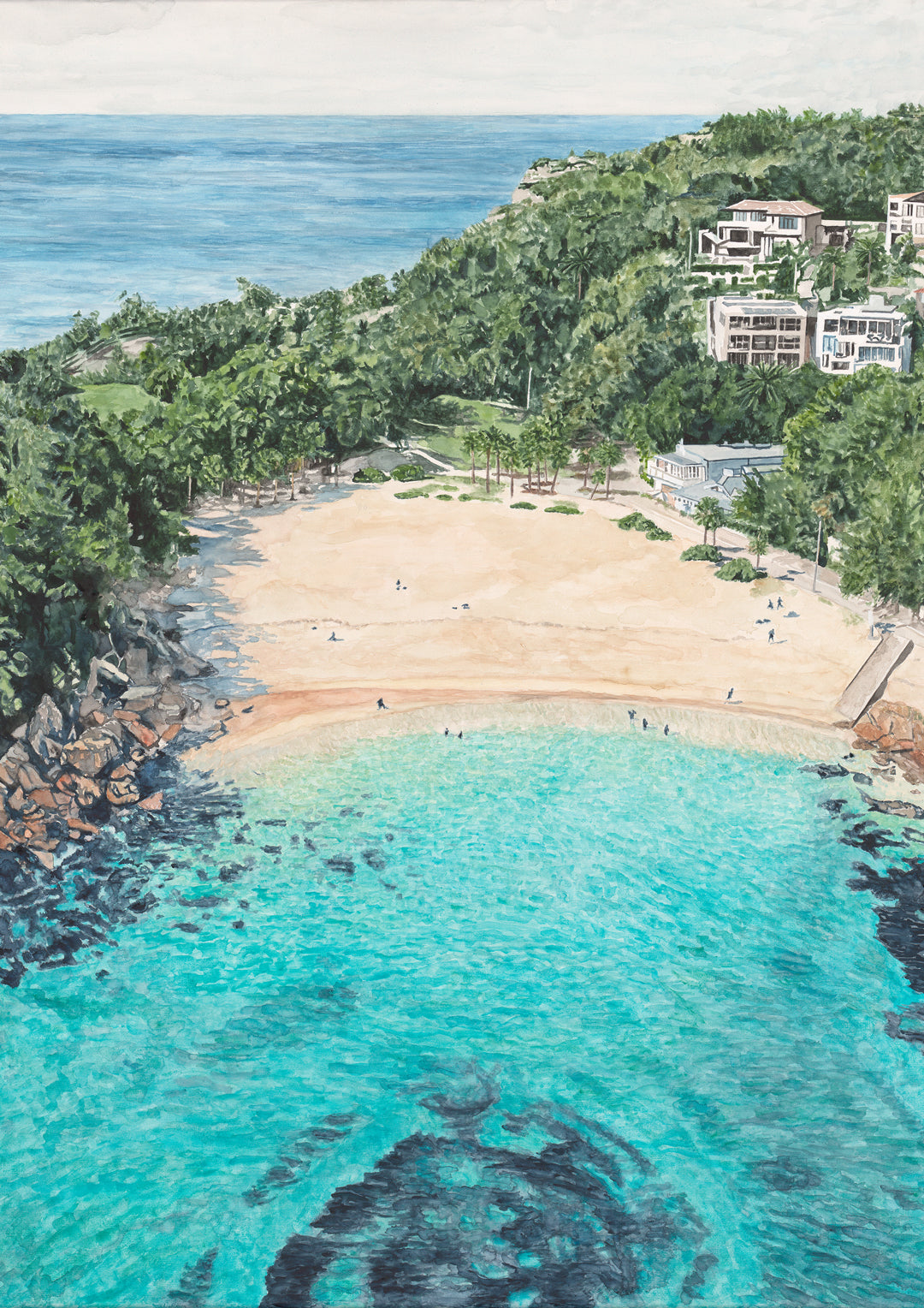 The Places We Go: Limited Edition Watercolour Canvas Print